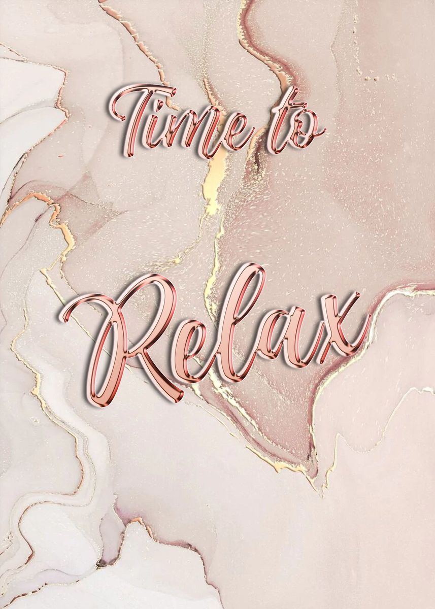'TIME TO RELAX' Poster, picture, metal print, paint by TroisiemeOeil ...