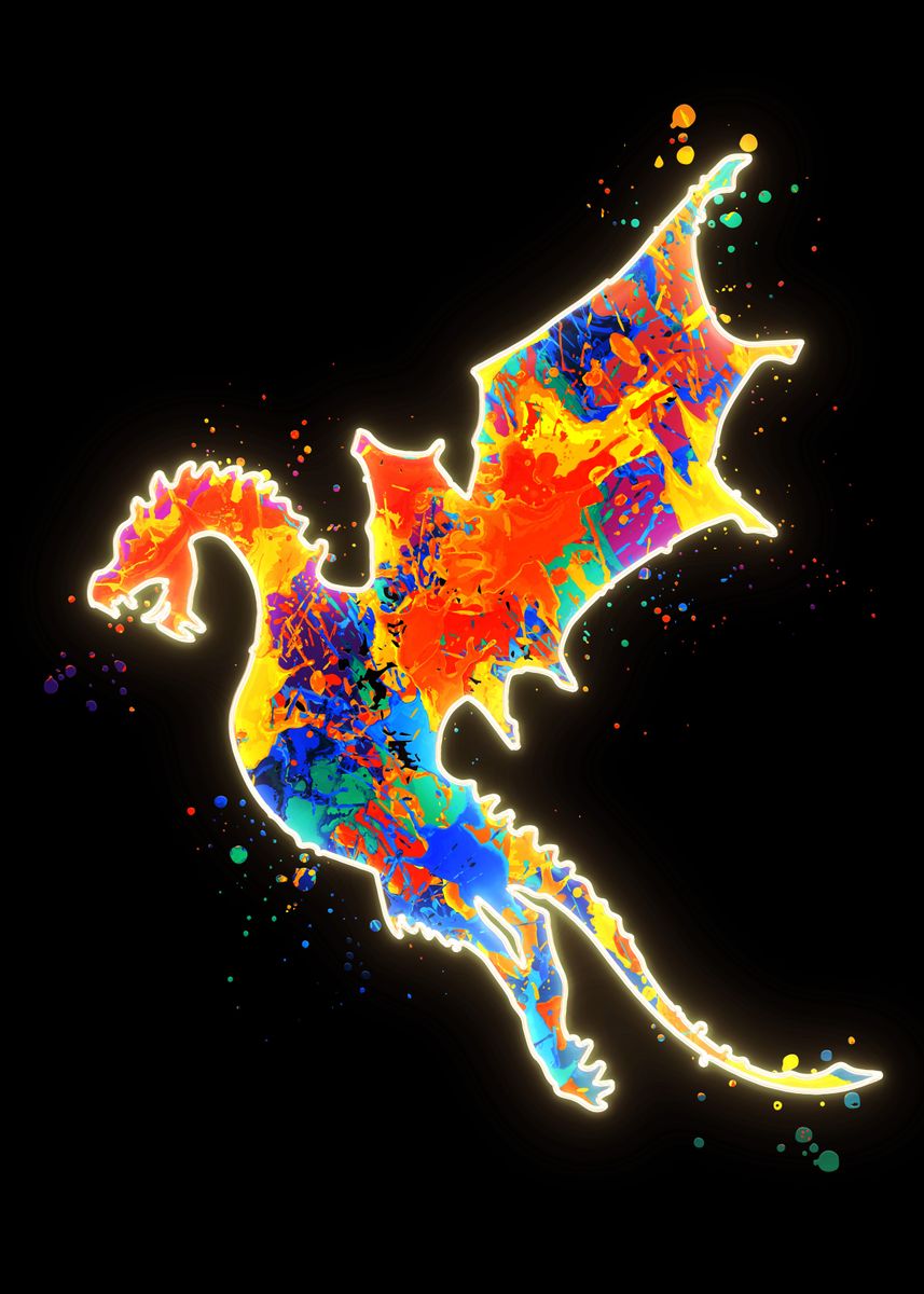 'Dragon' Poster by Tony Lee | Displate