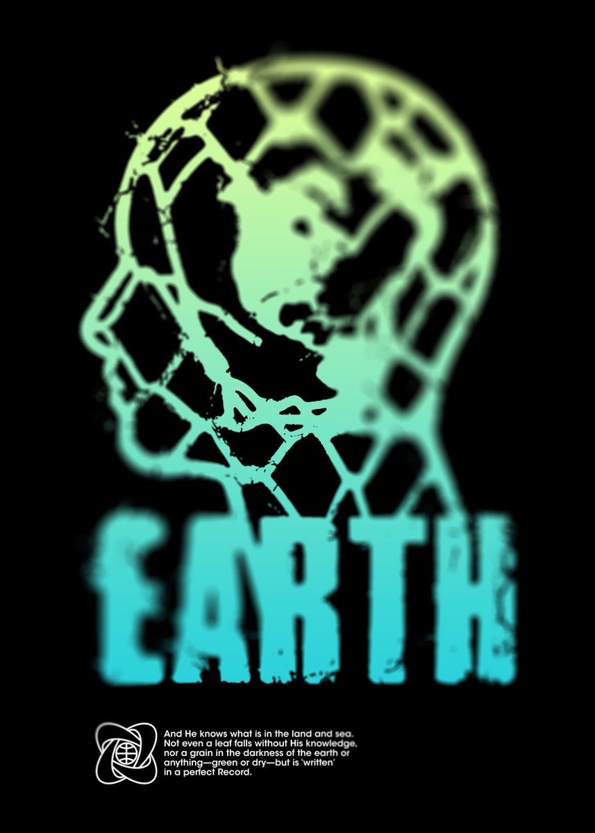 'EARTH MINDED' Poster by vision studios | Displate