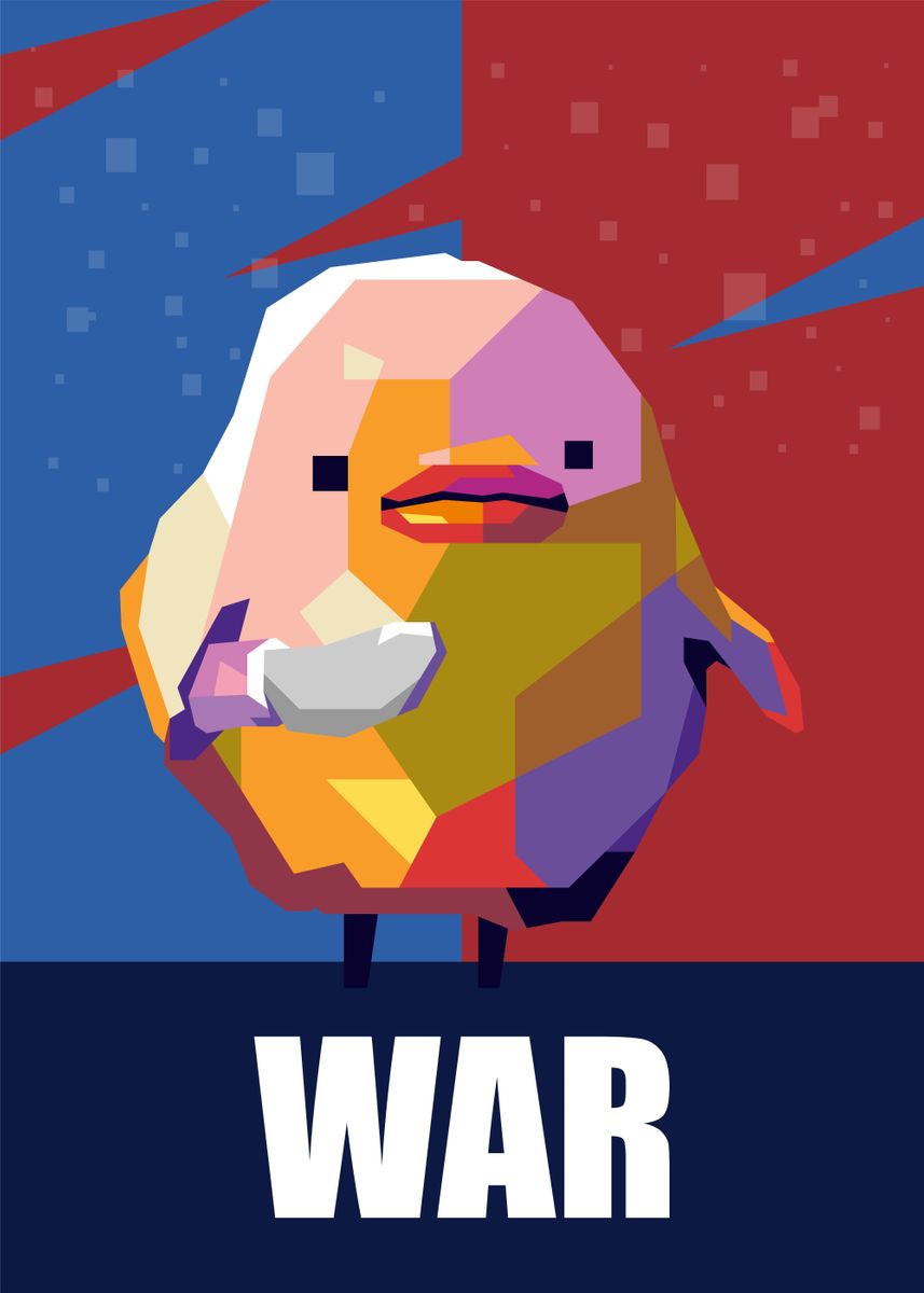 'war meme' Poster, picture, metal print, paint by New Trending Displate ...