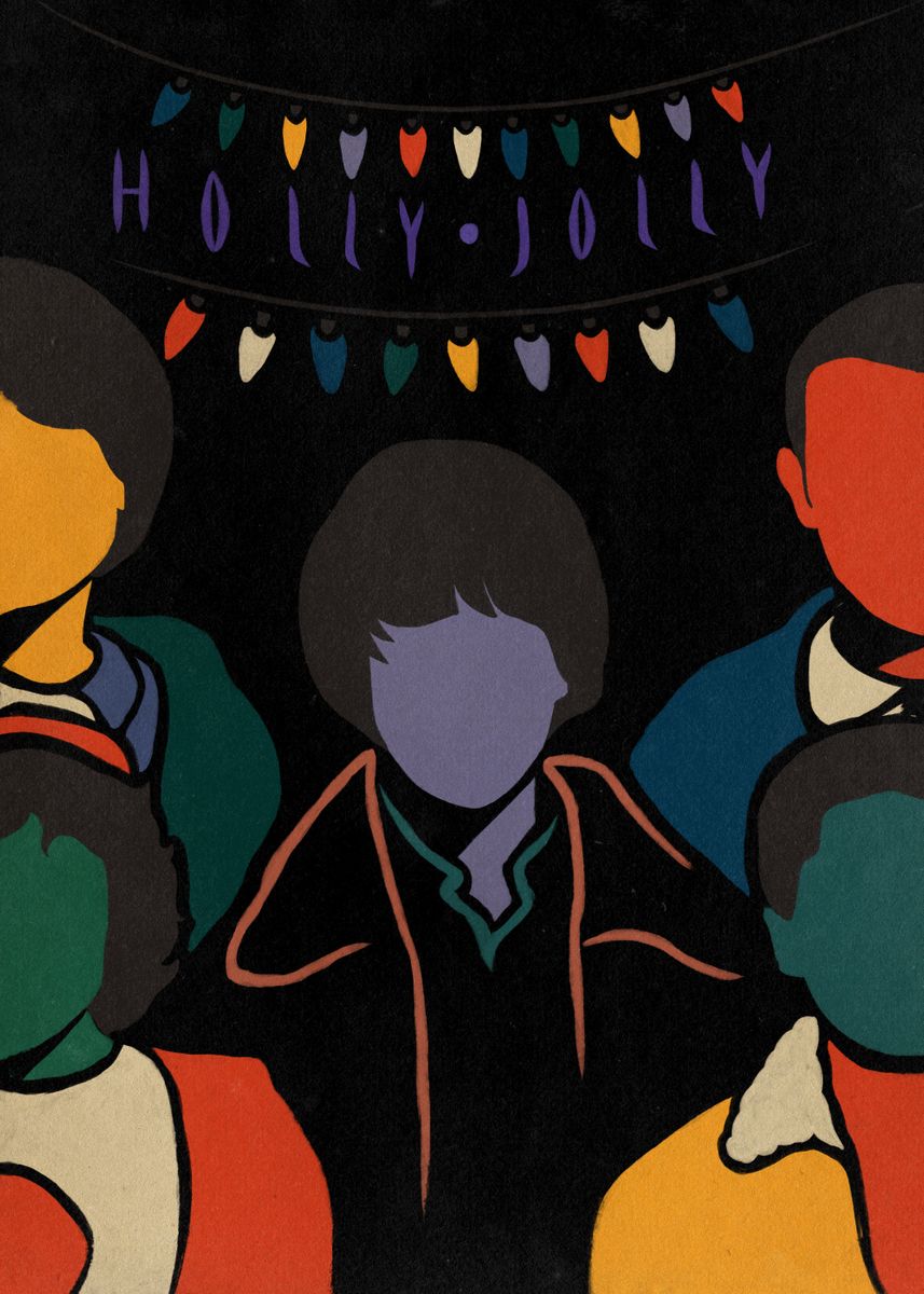 'Holly Jolly' Poster by Stranger Things Series | Displate