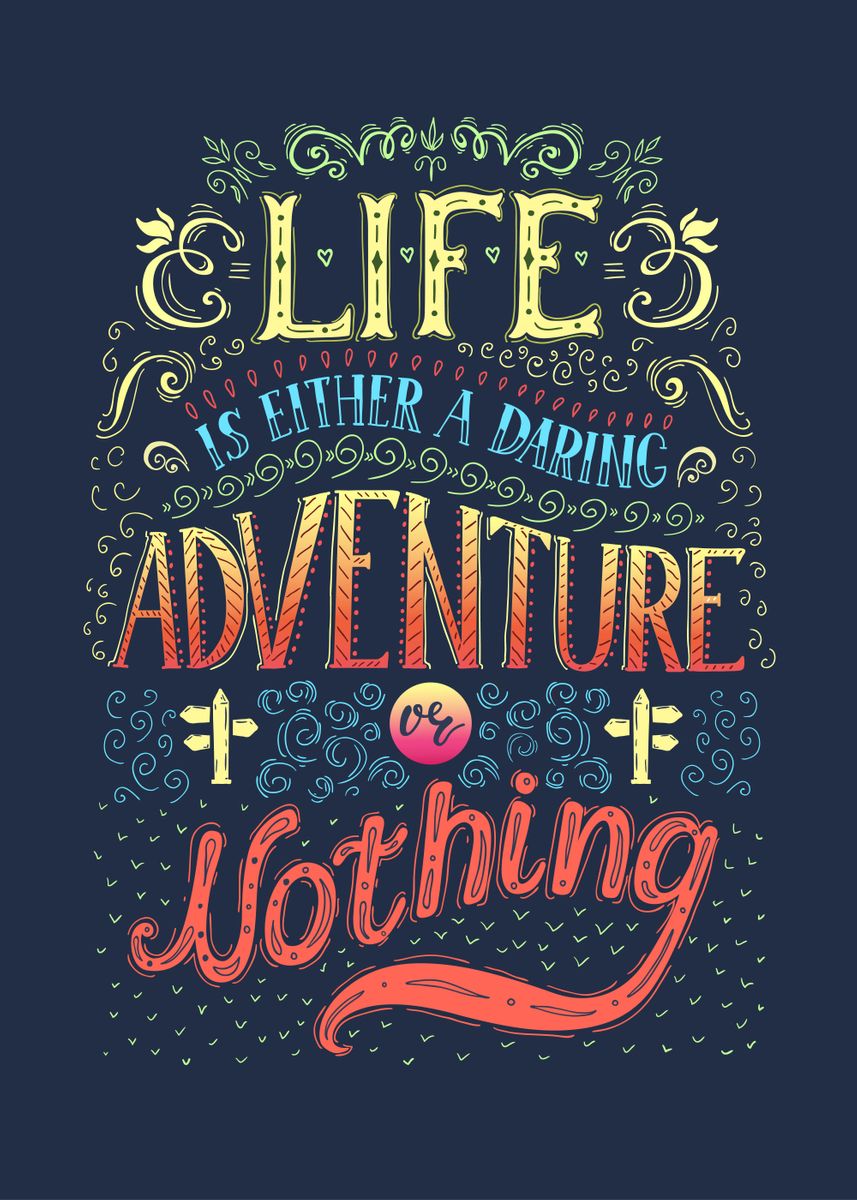 'A daring adventure' Poster, picture, metal print, paint by Juliana RW ...