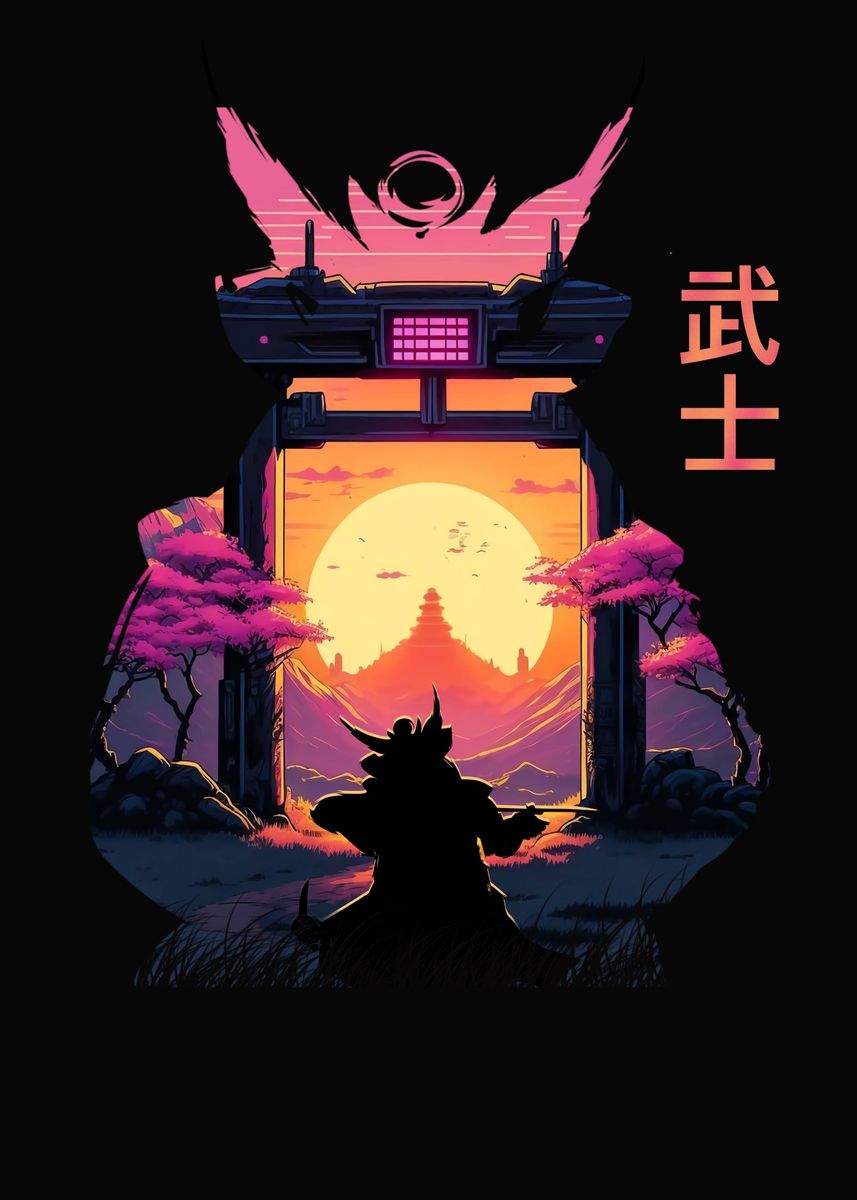 'Samurai Warrior' Poster, picture, metal print, paint by Japanese ...