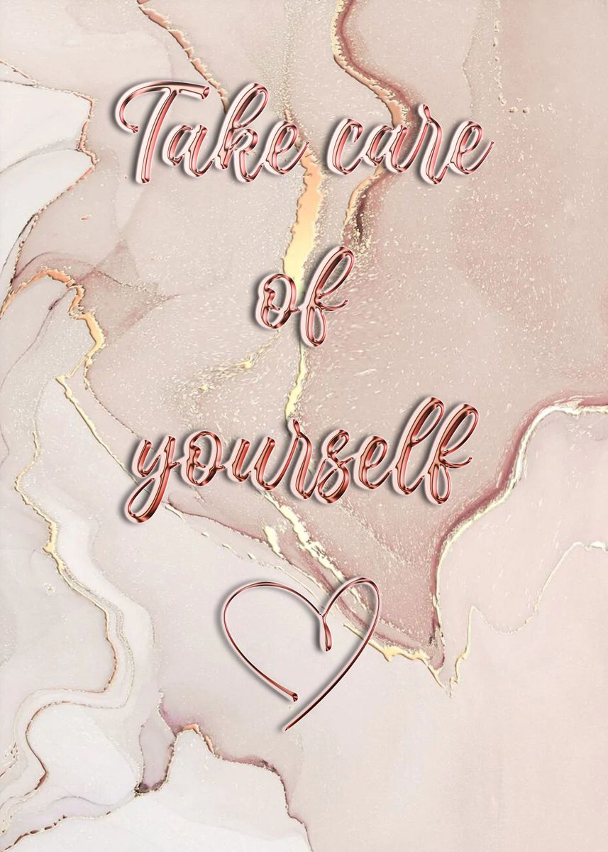 'TAKE CARE' Poster, picture, metal print, paint by TroisiemeOeil | Displate