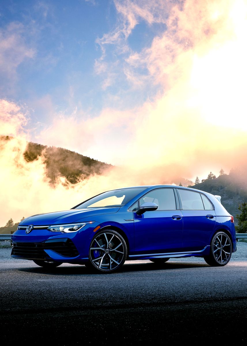 'Volkswagen Golf R' Poster, picture, metal print, paint by Marcel Lee ...