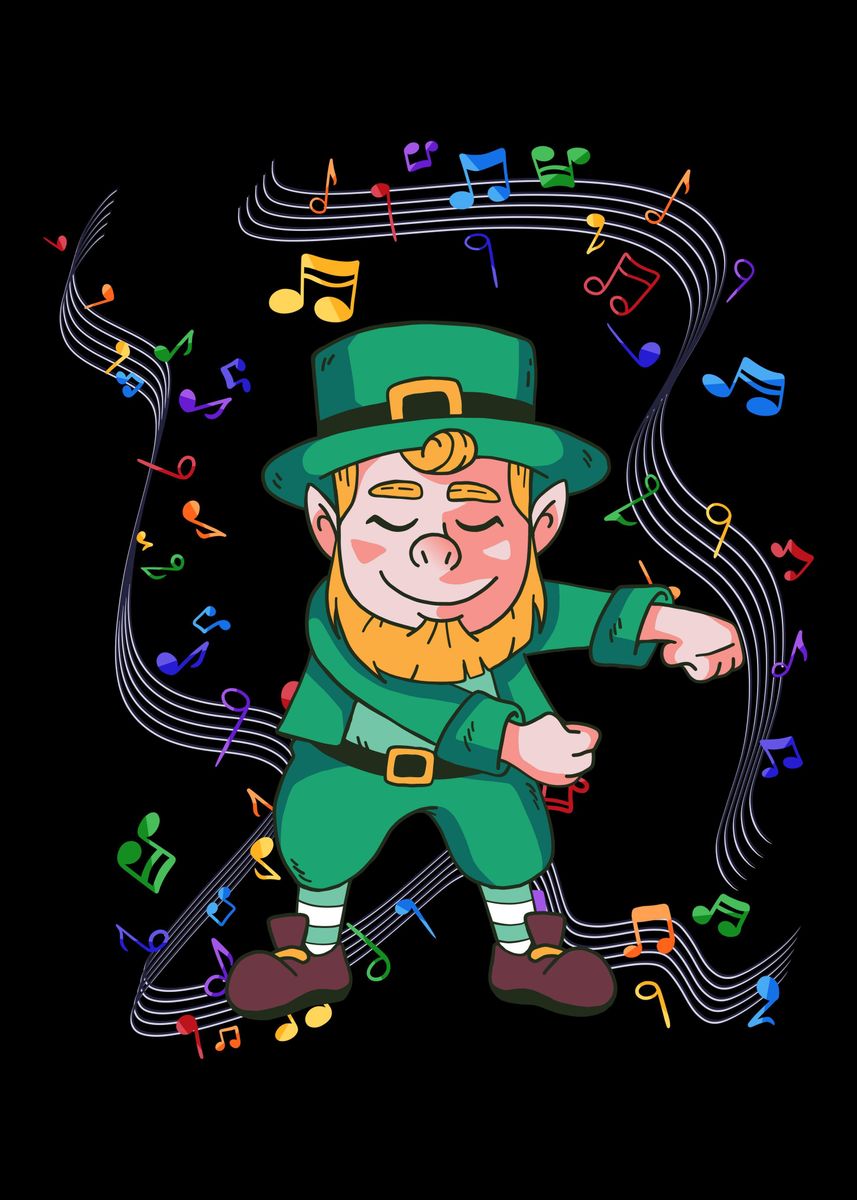 'Kobold dances the raft dan' Poster, picture, metal print, paint by ...