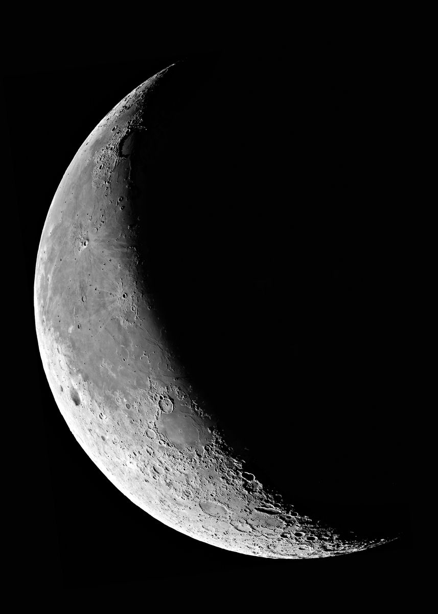 'The Moon' Poster, picture, metal print, paint by Ale Borges | Displate