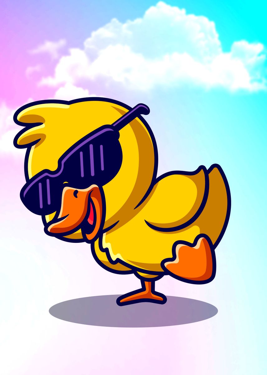 'Duck' Poster, picture, metal print, paint by khoa doan | Displate