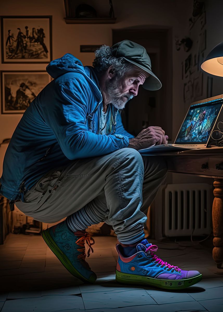 'Marc Chagall 21st Century' Poster, picture, metal print, paint by Gil ...