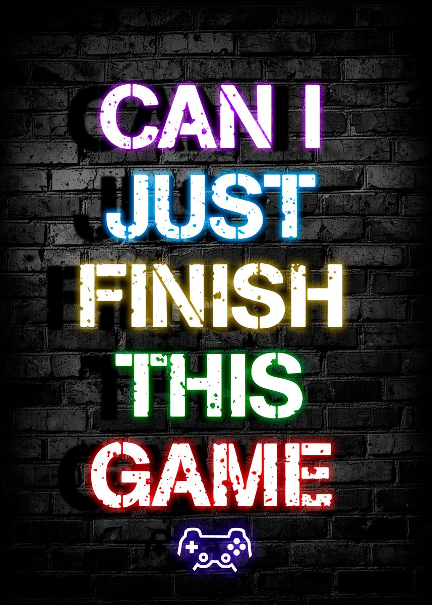 'Game Gamer Gaming' Poster, picture, metal print, paint by Metal ...