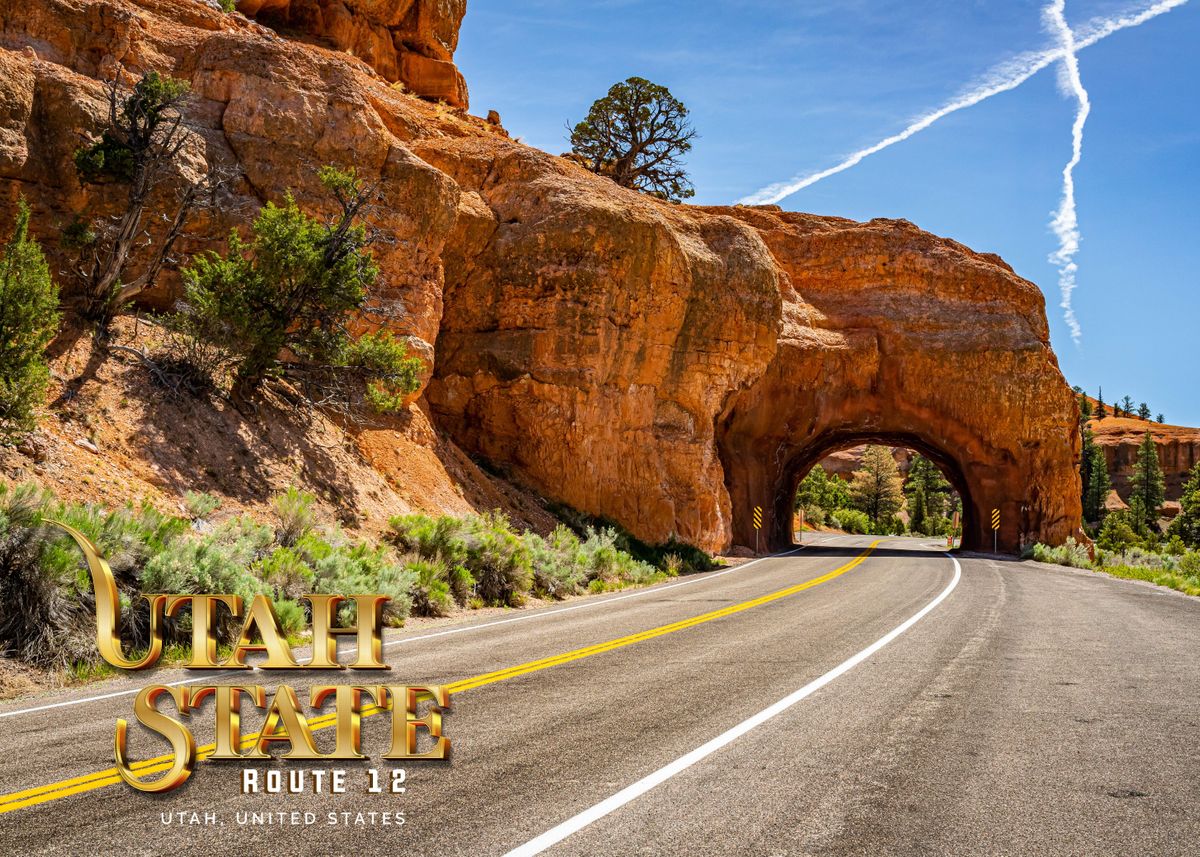 'Utah State Route 12' Poster by Gestalt Imagery | Displate