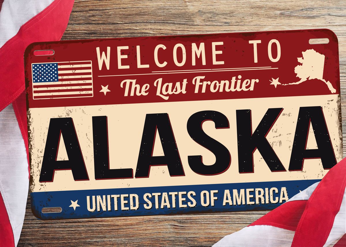 'ALASKA PLATES' Poster by Paulix Bed | Displate