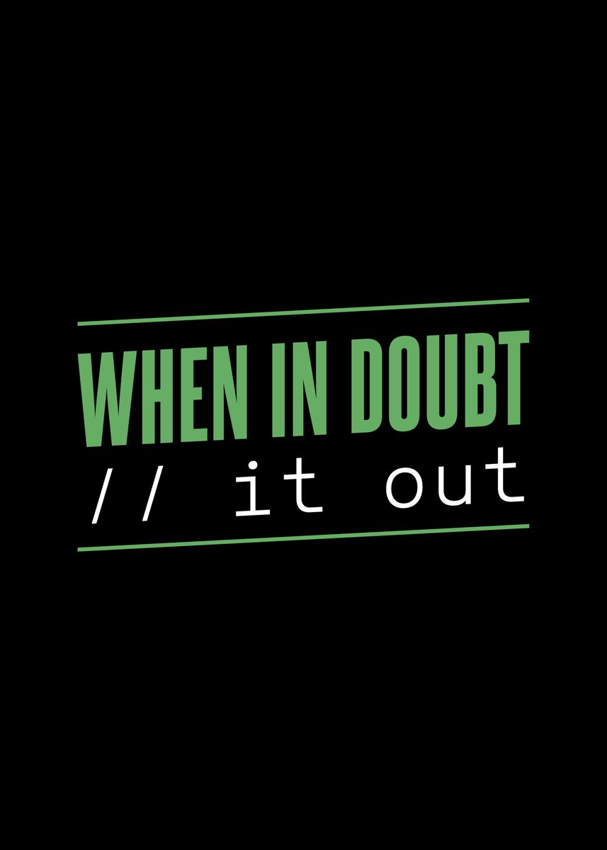 'Coding' Poster, picture, metal print, paint by Cool Till Death | Displate