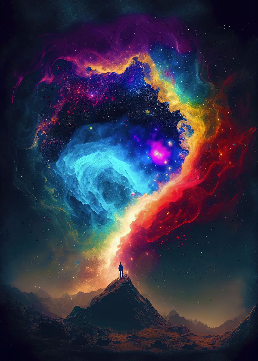 'Galactic Color Palette' Poster, picture, metal print, paint by Sigma ...