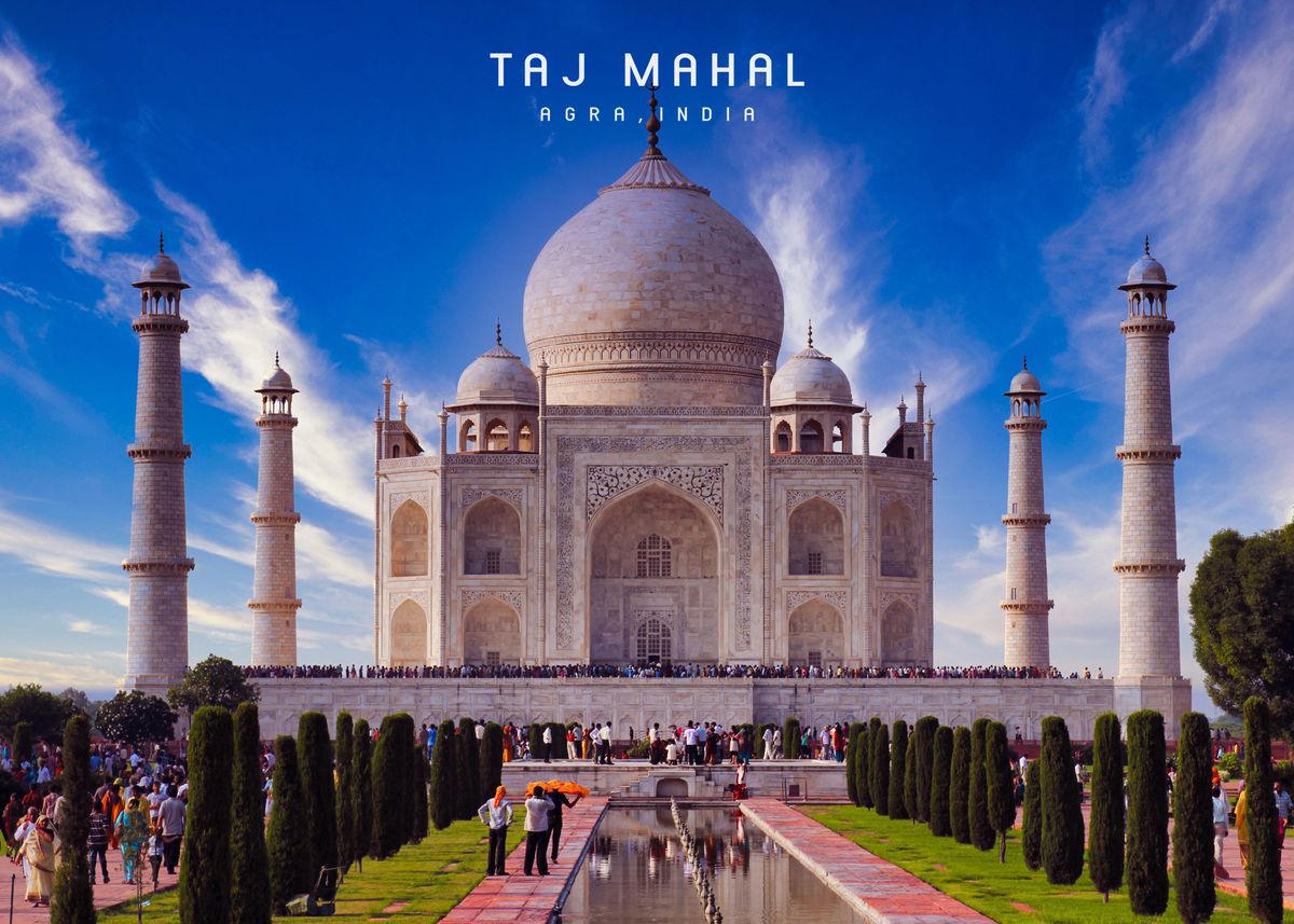 'Taj Mahal ' Poster by Famous City | Displate