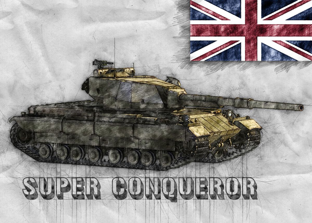 'Super Conqueror' Poster by Pixxelworks Florian Schaller | Displate