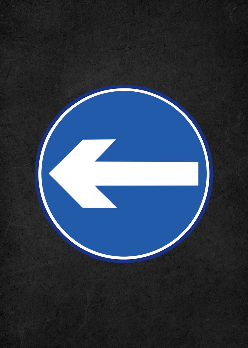 'road badges sign ' Poster, picture, metal print, paint by Bestselling ...