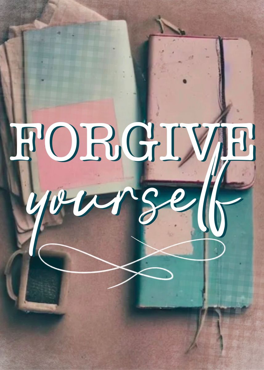 'Forgive Yourself ' Poster, picture, metal print, paint by 6 Sensei ...