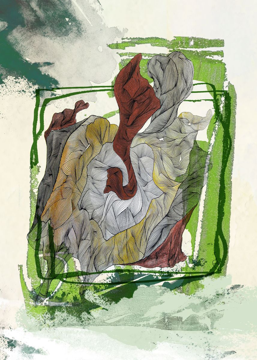 'an Eternity that lasts' Poster, picture, metal print, paint by Denis ...