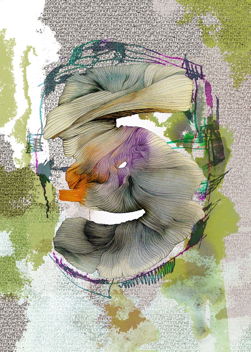 'Between Space' Poster, picture, metal print, paint by Denis Tenev ...