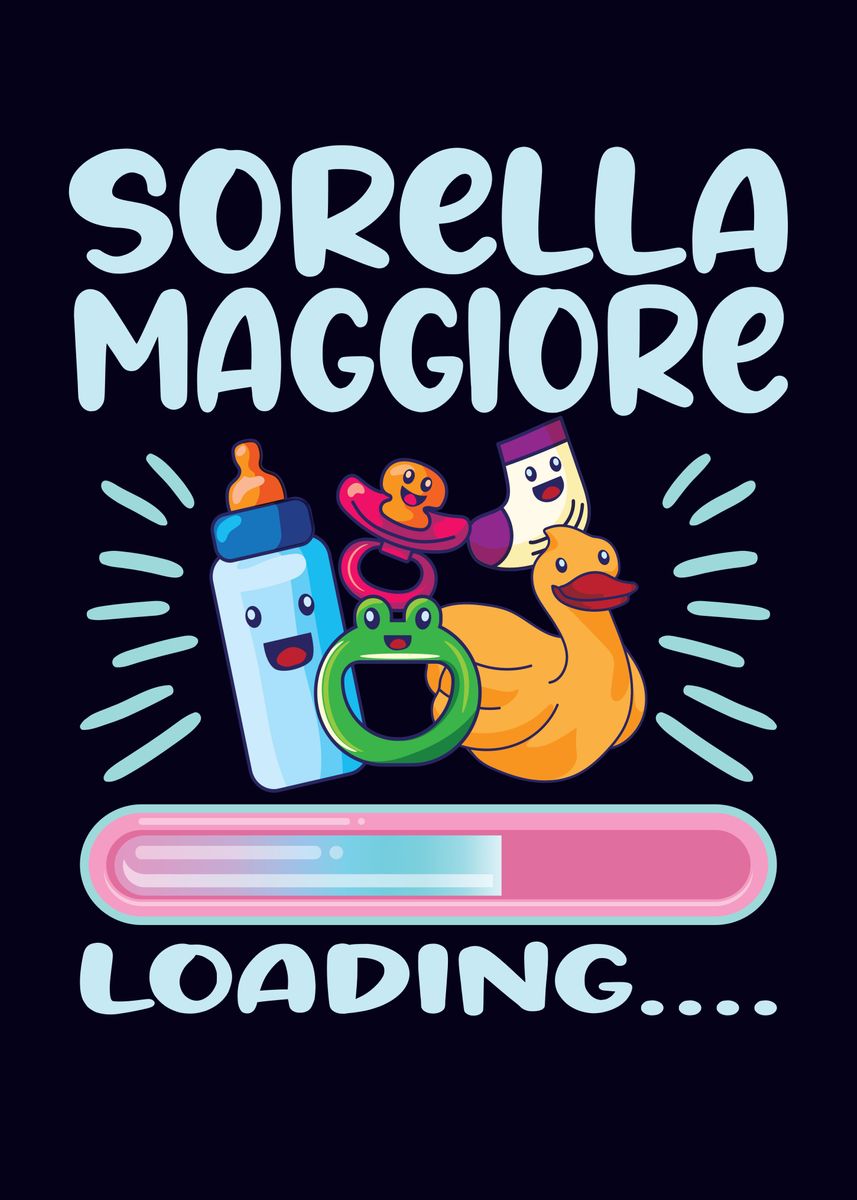 'Sorella Maggiore Loading' Poster, picture, metal print, paint by MzumO ...