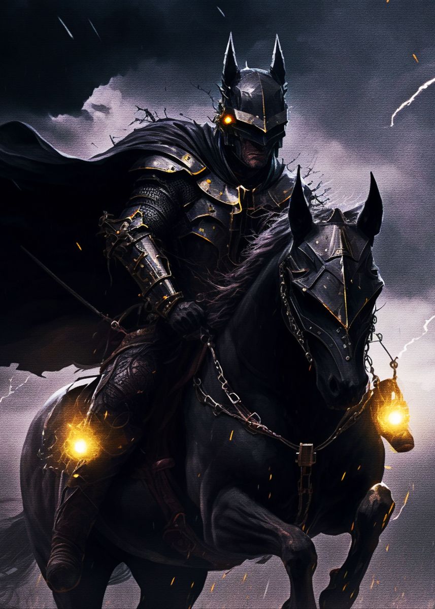 'Riding Black Cloak' Poster, picture, metal print, paint by Coffee ...