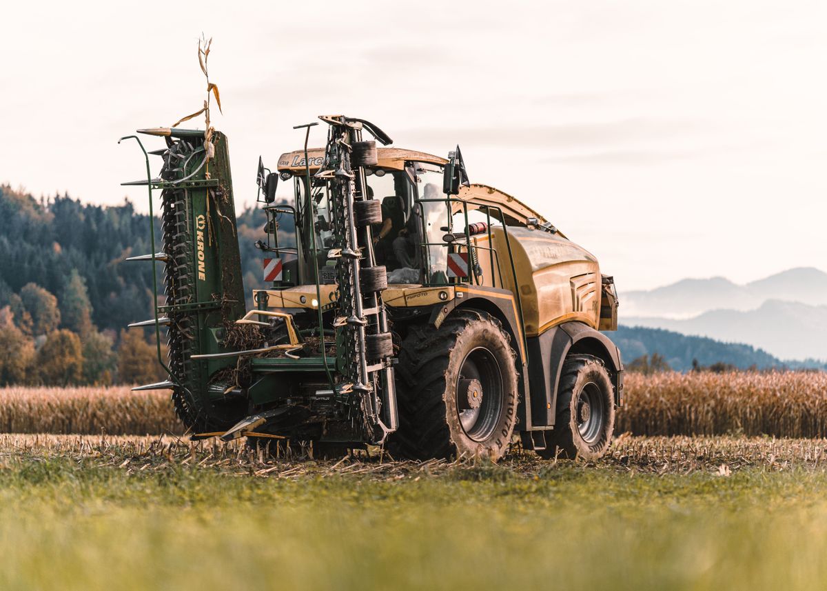 'Krone Big X 630' Poster by Fabian Mauracher | Displate