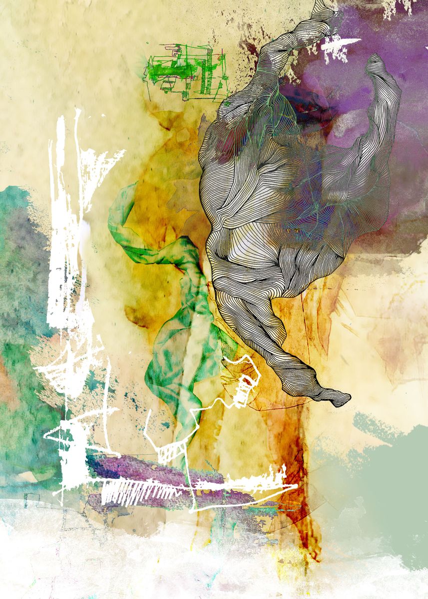 'Metamorphosis' Poster, picture, metal print, paint by Denis Tenev ...