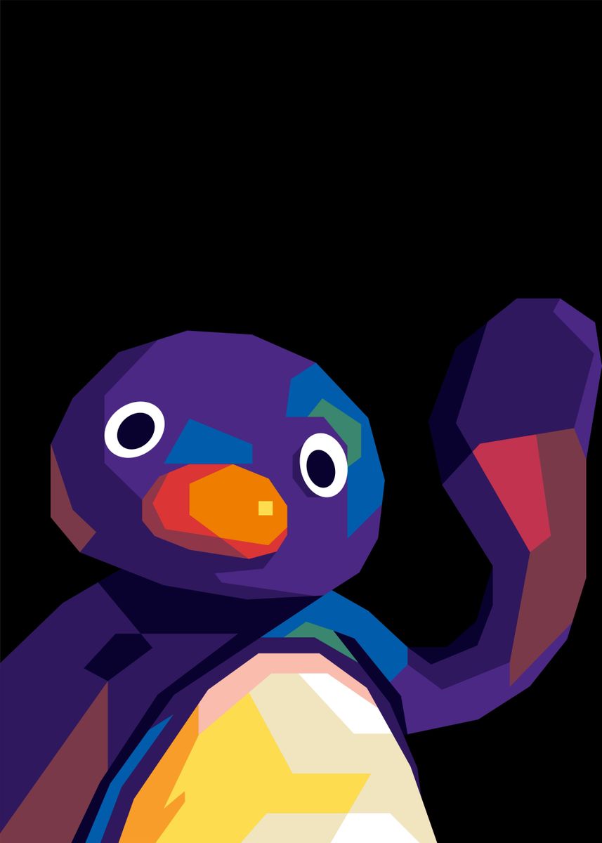 'noot noot meme' Poster, picture, metal print, paint by New Trending ...