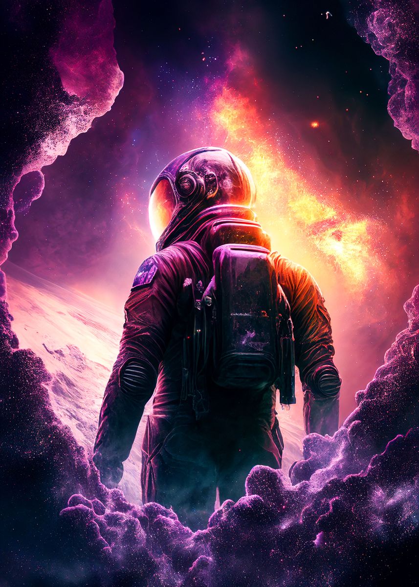 'Lost in Steam' Poster, picture, metal print, paint by Mitoka | Displate