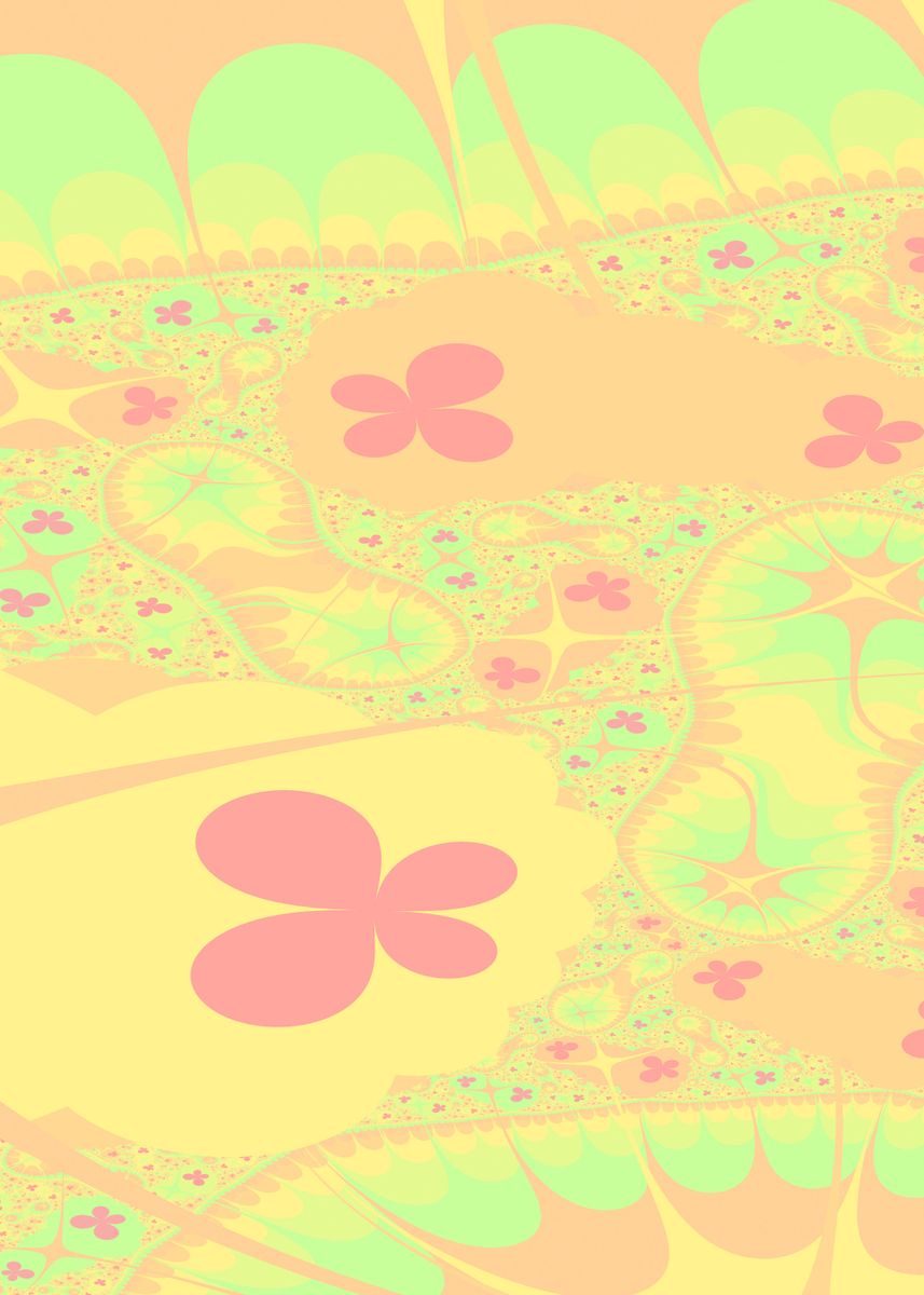 'Colorful Funky Fractal' Poster, picture, metal print, paint by ...