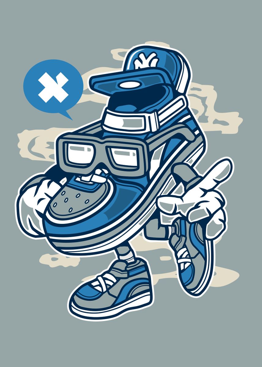 'Cartoon Illustration 54' Poster, picture, metal print, paint by Aloke ...