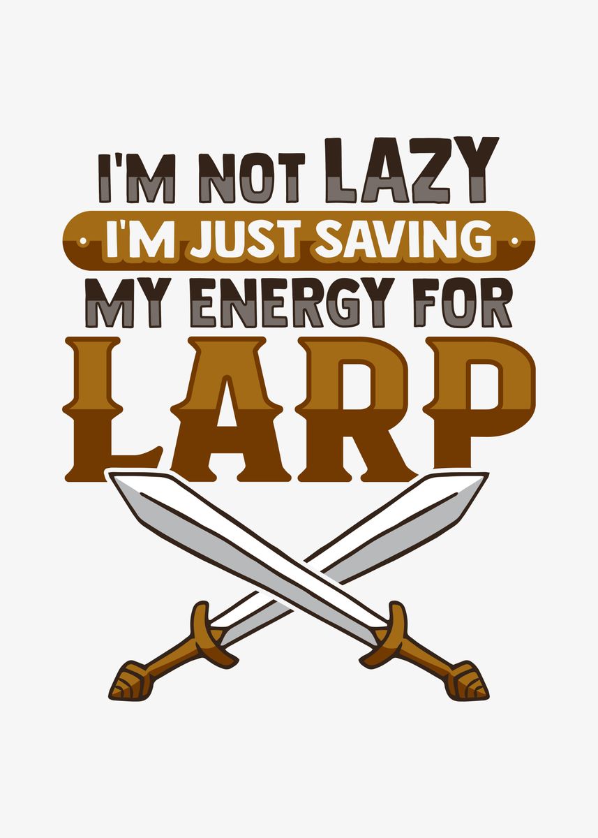 'LARP RPG Role Playing' Poster, picture, metal print, paint by Michael ...