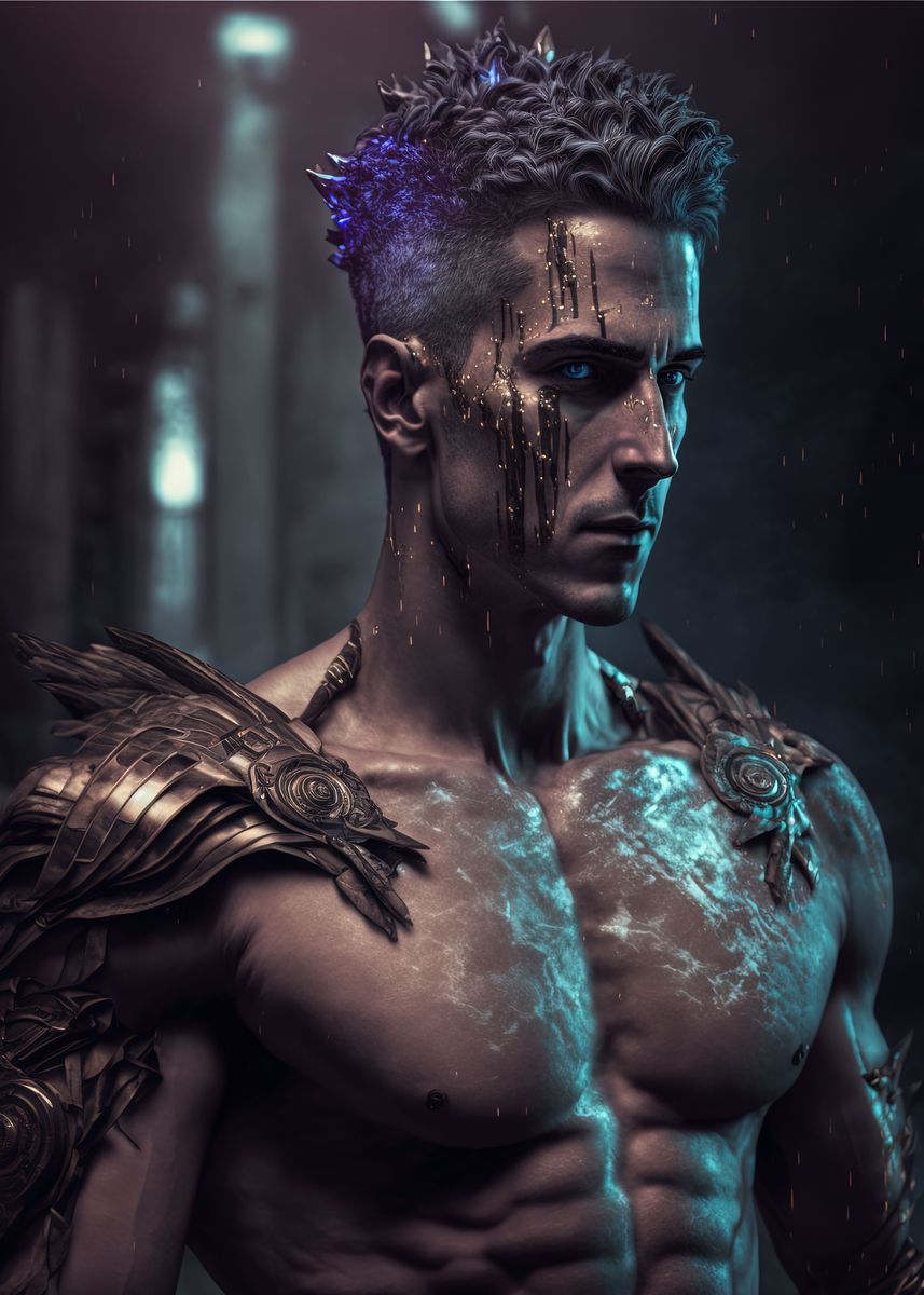 'Cyberpunk Apollo' Poster by Sunrise Game Studio | Displate