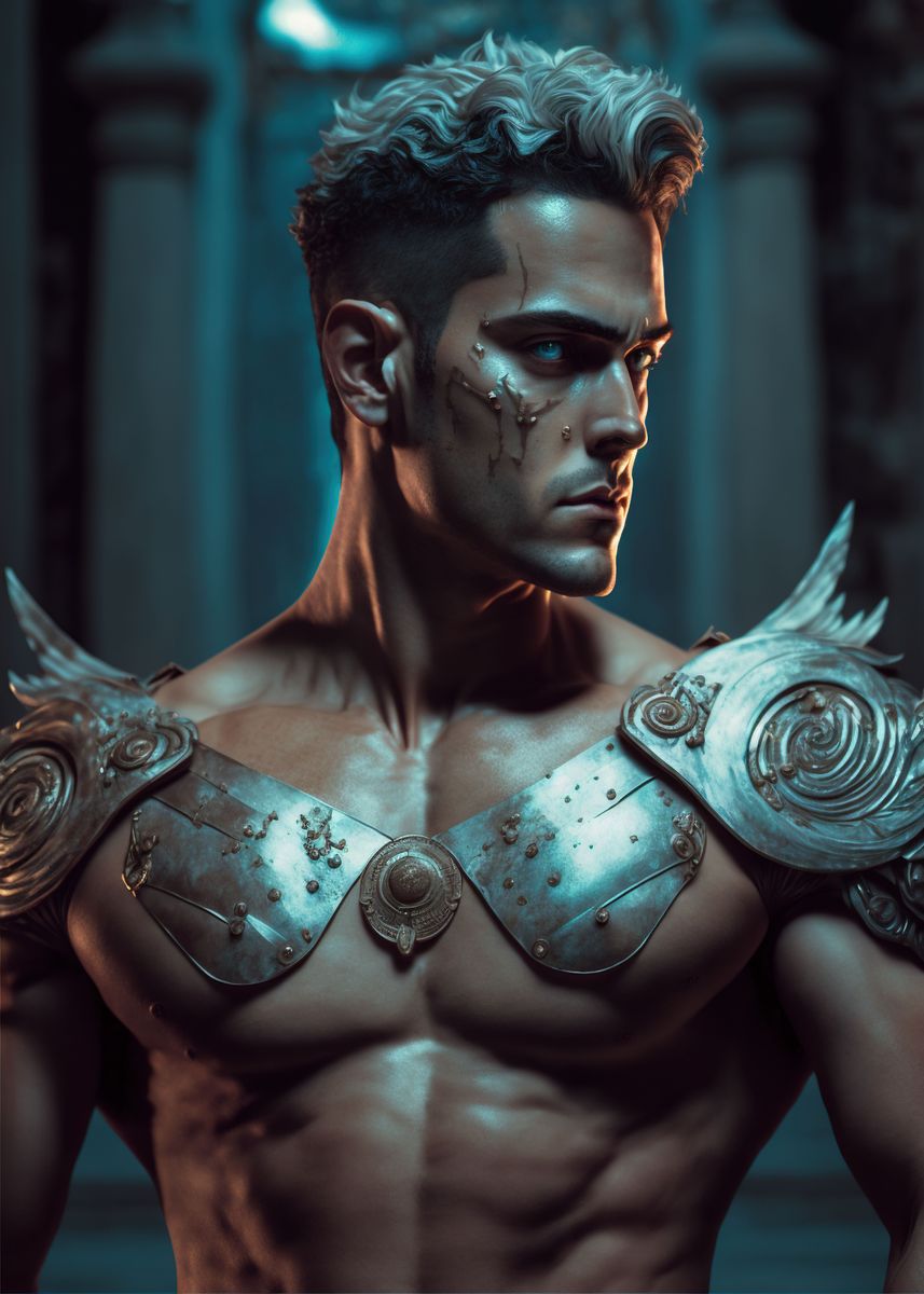 'Cyberpunk Apollo' Poster, picture, metal print, paint by Sunrise Game ...