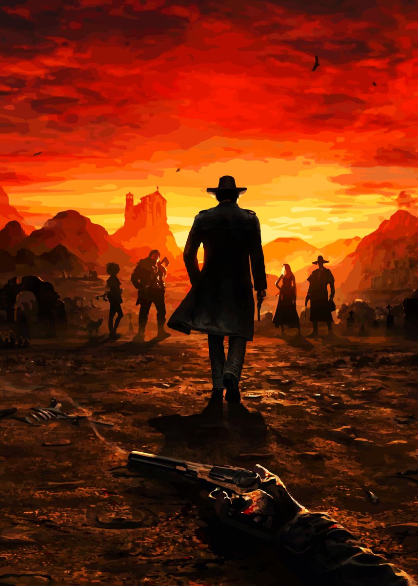 'Desperado' Poster, picture, metal print, paint by KT 87 creator | Displate