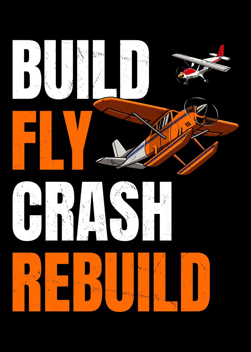 'RC Aircraft Pilot' Poster, picture, metal print, paint by ...