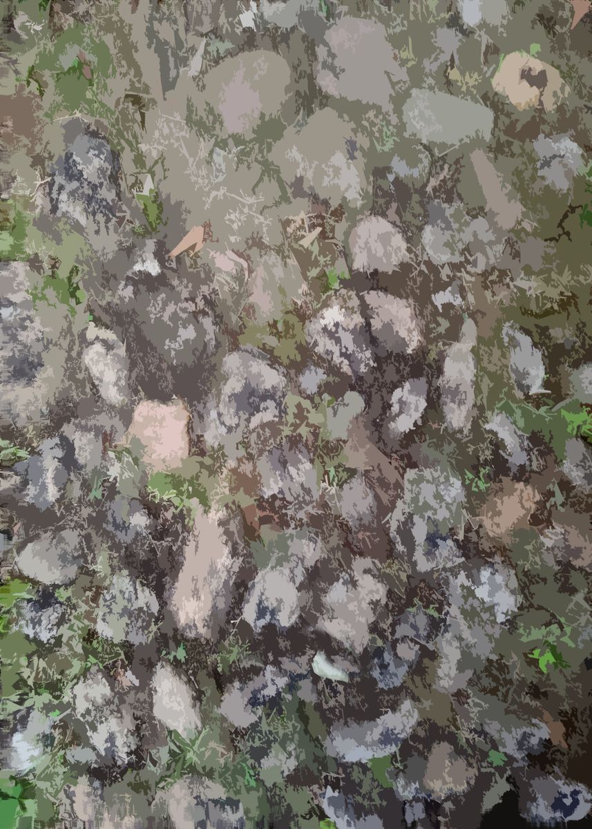 'Rocky Tile Pattern5' Poster, picture, metal print, paint by Gani ...