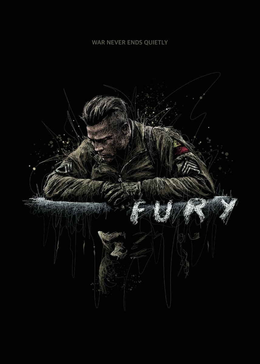 'Fury' Poster, picture, metal print, paint by yunur mawan | Displate