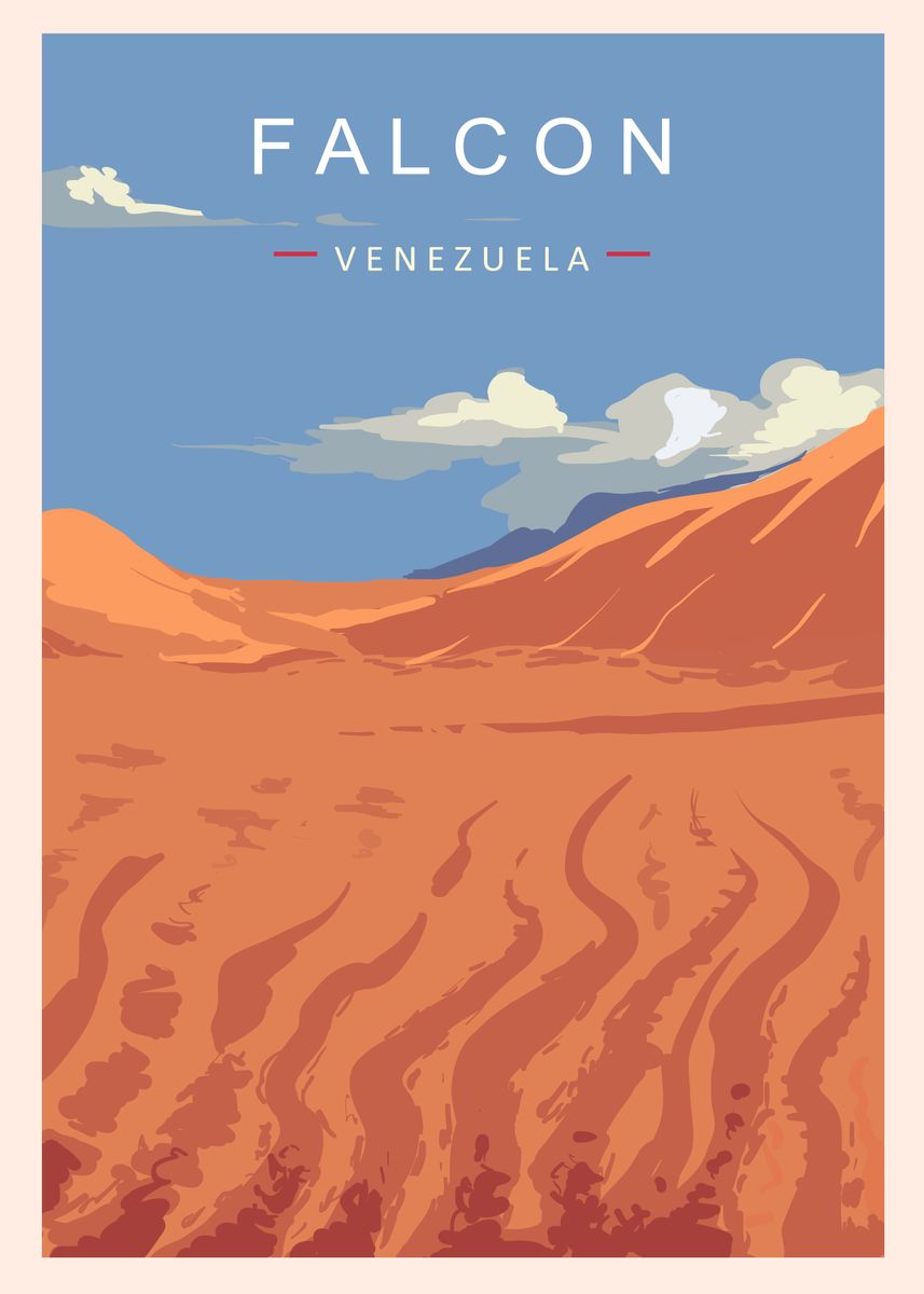 'Falcon Venezuela' Poster, picture, metal print, paint by Phan Van Hai ...