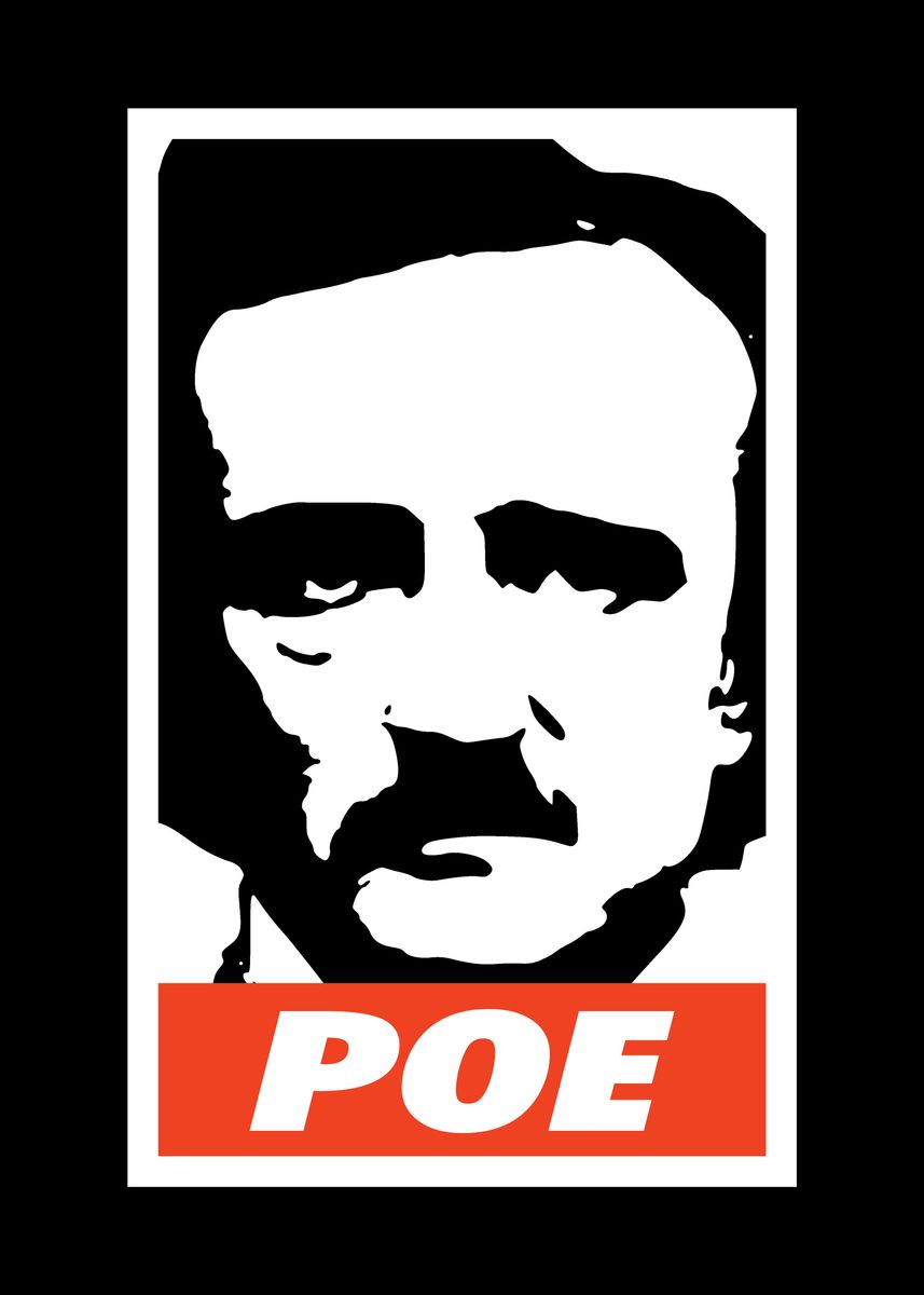 'Edgar Allan Poe' Poster, picture, metal print, paint by Filip Hellman ...