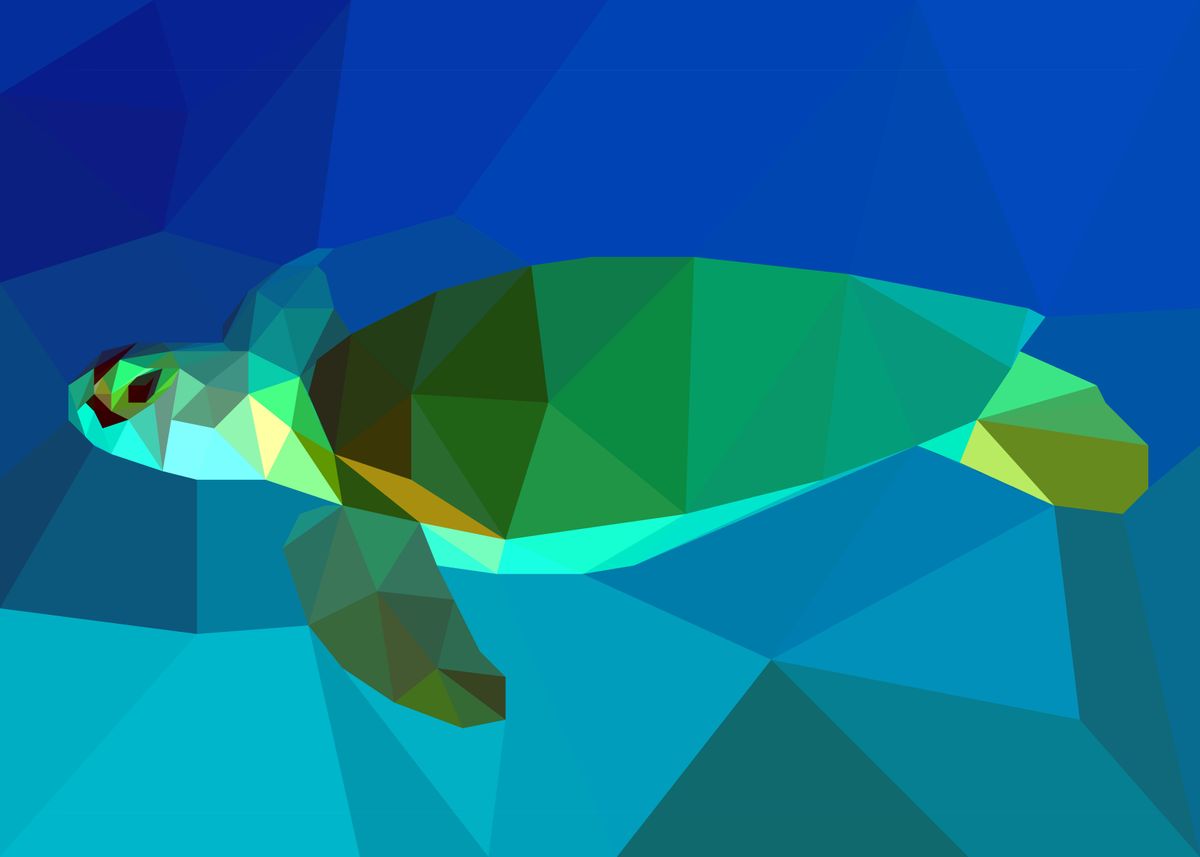 'Turtle' Poster by Dare Neil | Displate