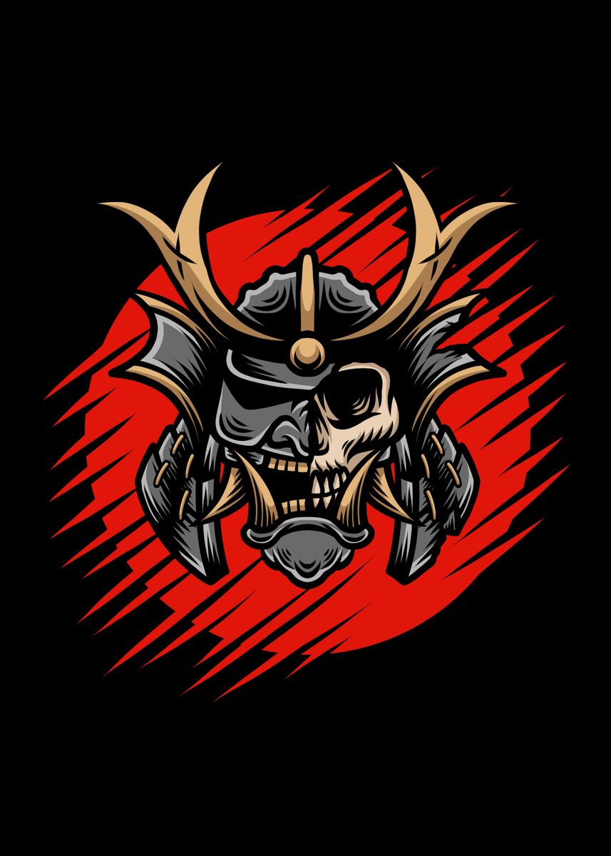 'Samurai' Poster by Cool Till Death | Displate