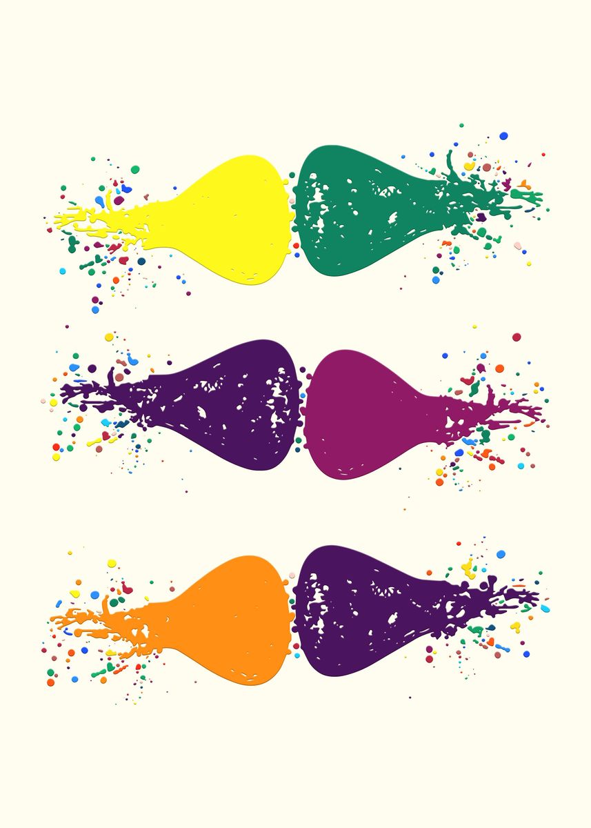 'Brain Synapses Painting' Poster, picture, metal print, paint by Dutton ...