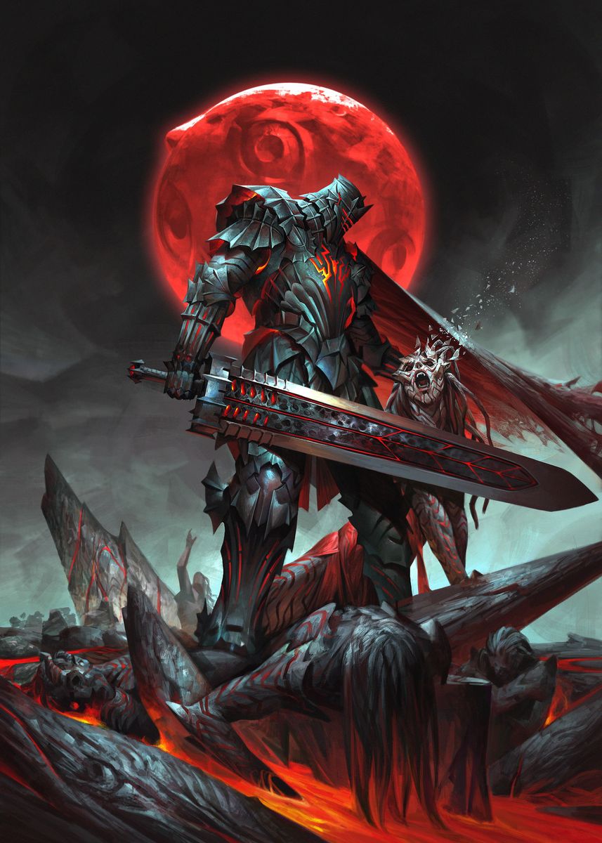 'Dustbringer on Braize' Poster, picture, metal print, paint by Petar ...