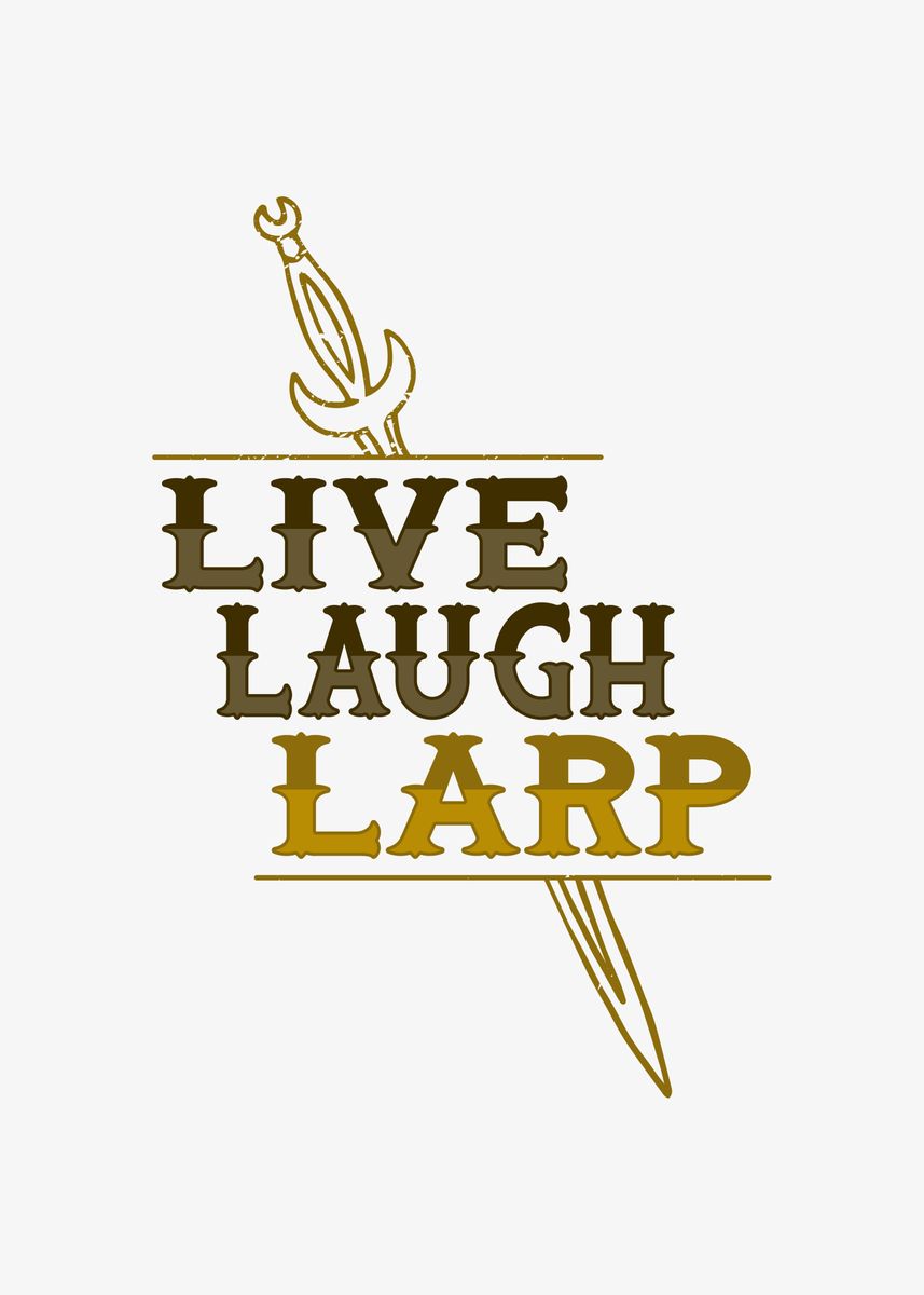 'LARP RPG Role Playing' Poster, picture, metal print, paint by Michael ...