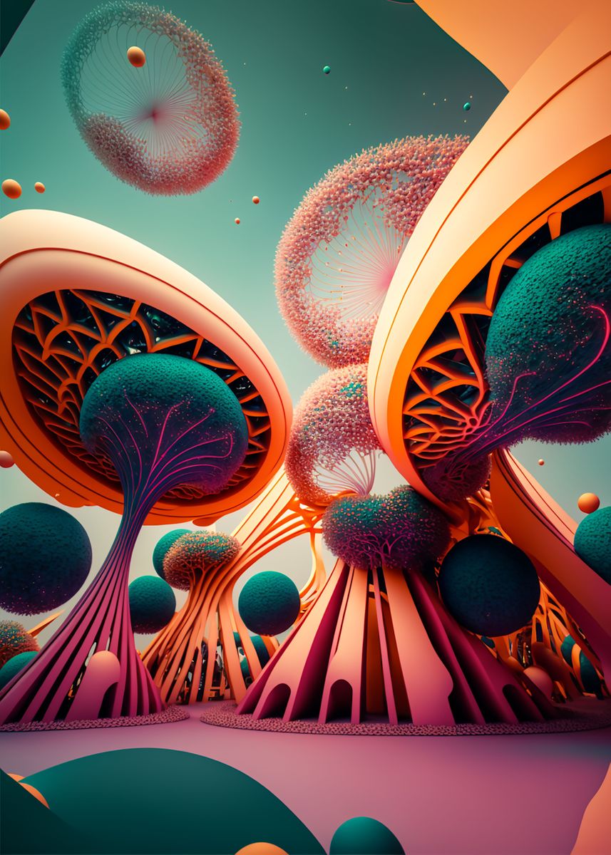 'Singapore Supertree Grove' Poster, picture, metal print, paint by Full ...