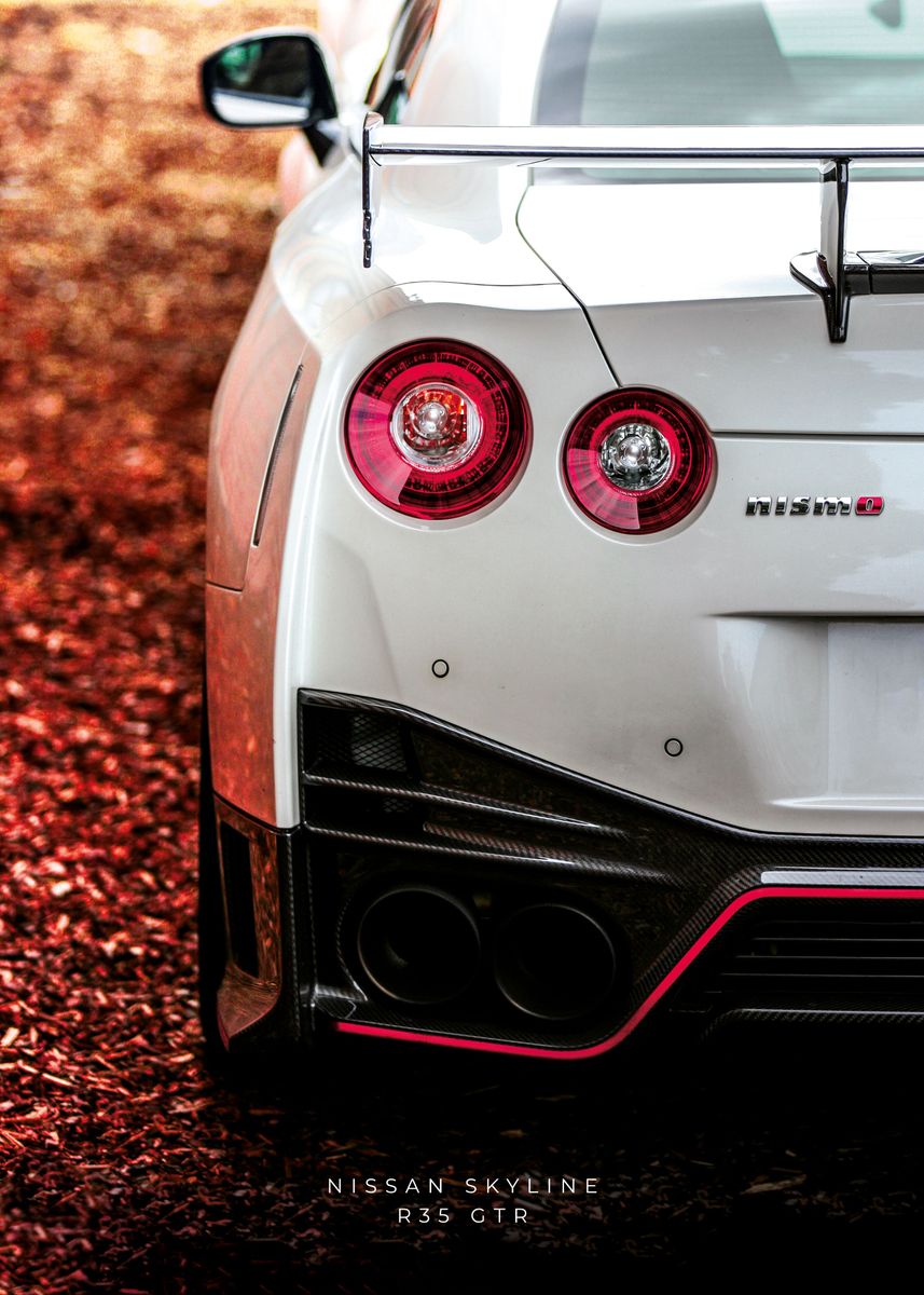 'Nissan Skyline R35 GTR 03' Poster, picture, metal print, paint by ...