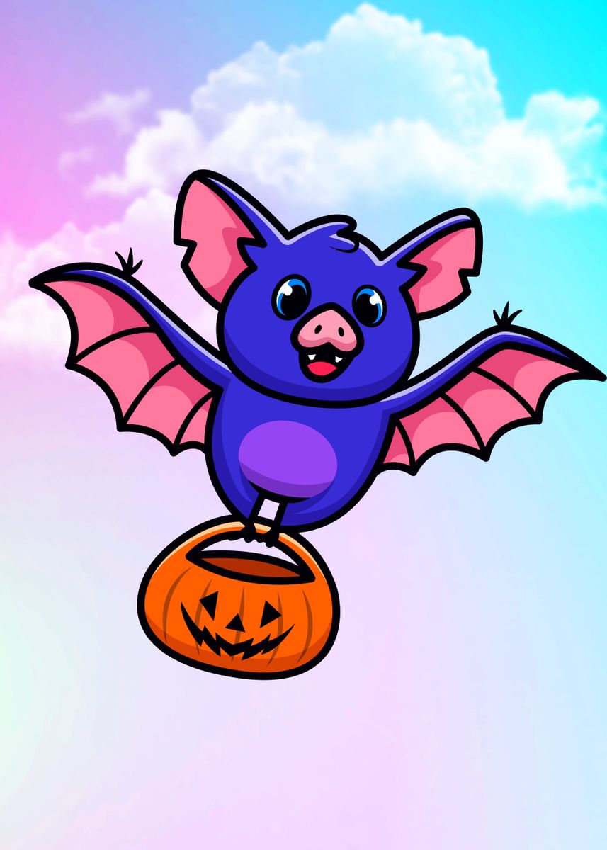 'Bat' Poster, picture, metal print, paint by khoa doan | Displate