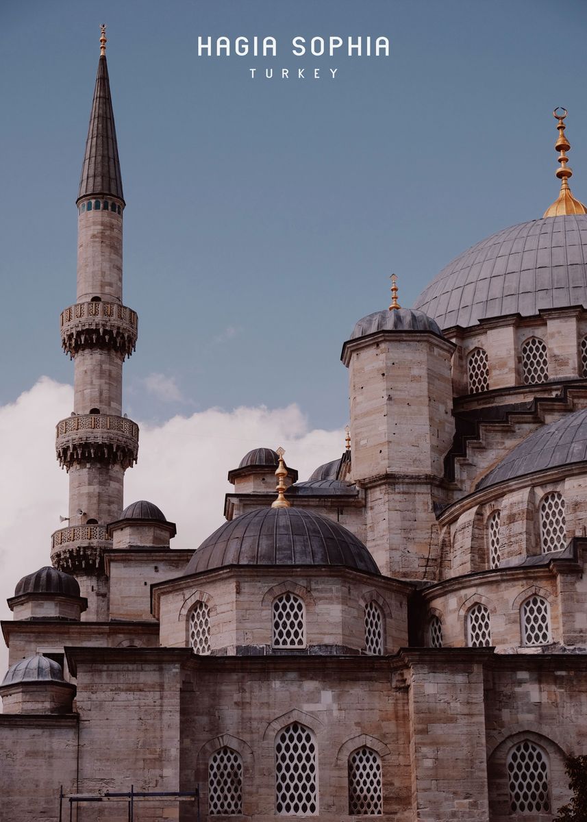 'Hagia Sophia ' Poster, picture, metal print, paint by Big City | Displate